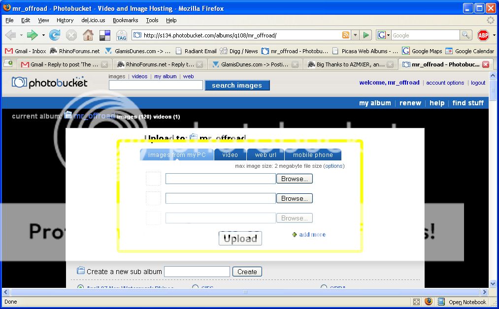 *How To Post Pics* | Yamaha Rhino Forum