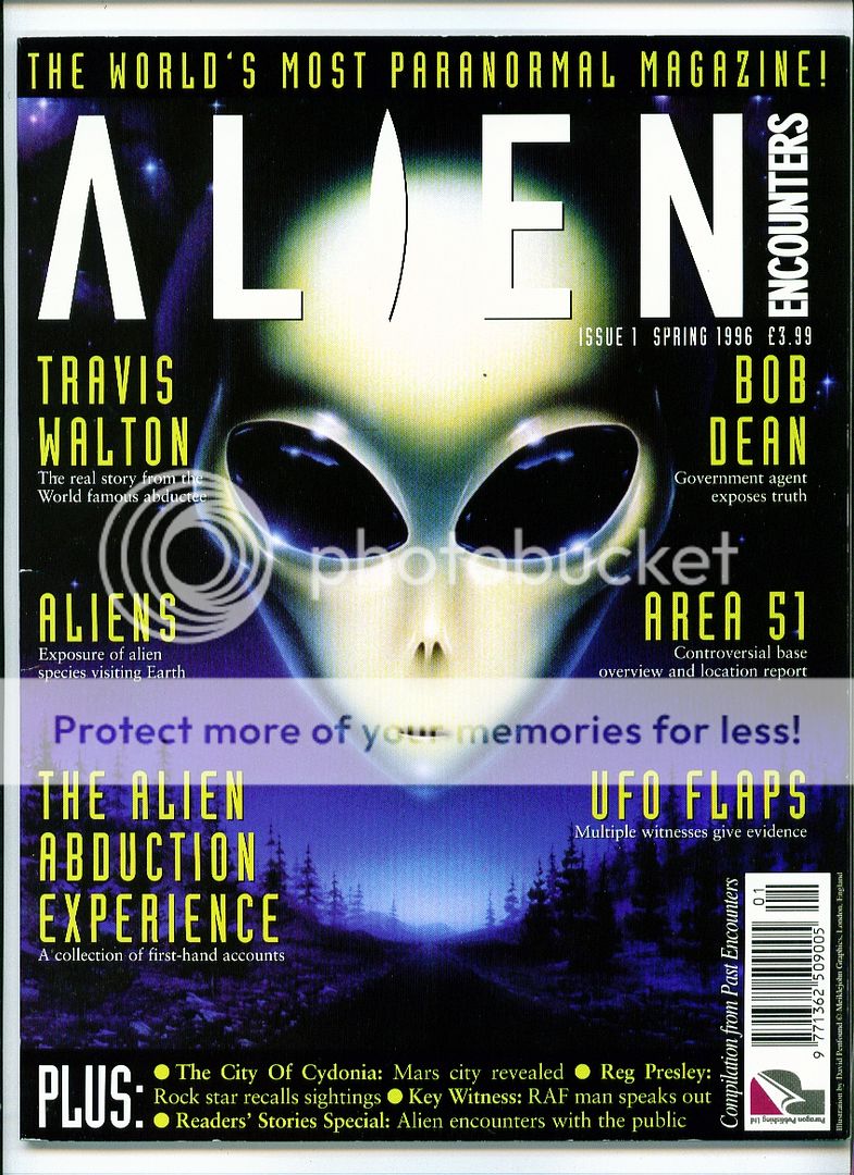 ♥♥♥♥ ALIEN ENCOUNTERS (MAGAZINE) • Issue 1 • 1996 • Paragon Publishing ...