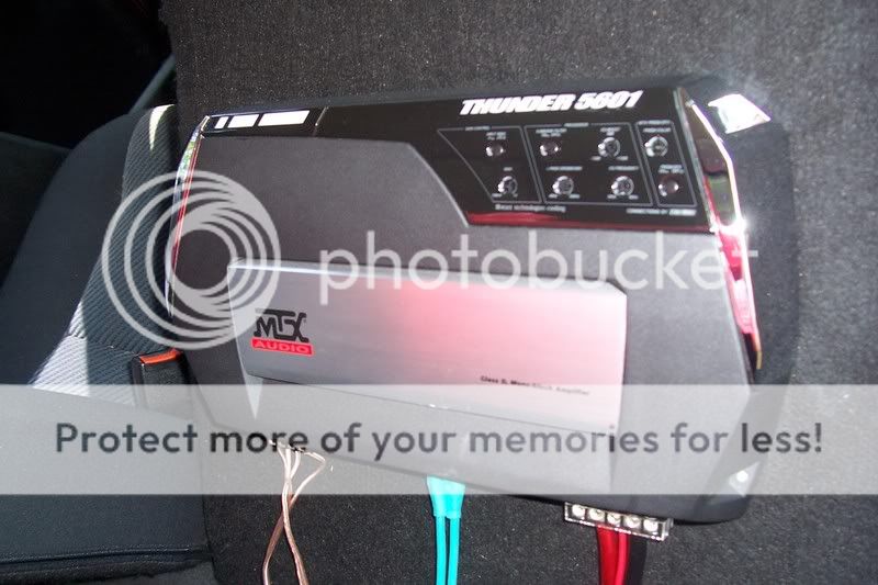 FS: 2 10" MTX Thunder 5500 Subs in custom ported enclosure w/ MTX 5601 ...